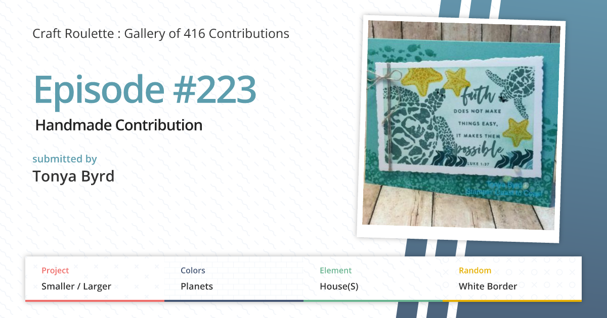 Tonya Byrd's Ep. #223 Contribution - Smaller / Larger - Planets - House ...